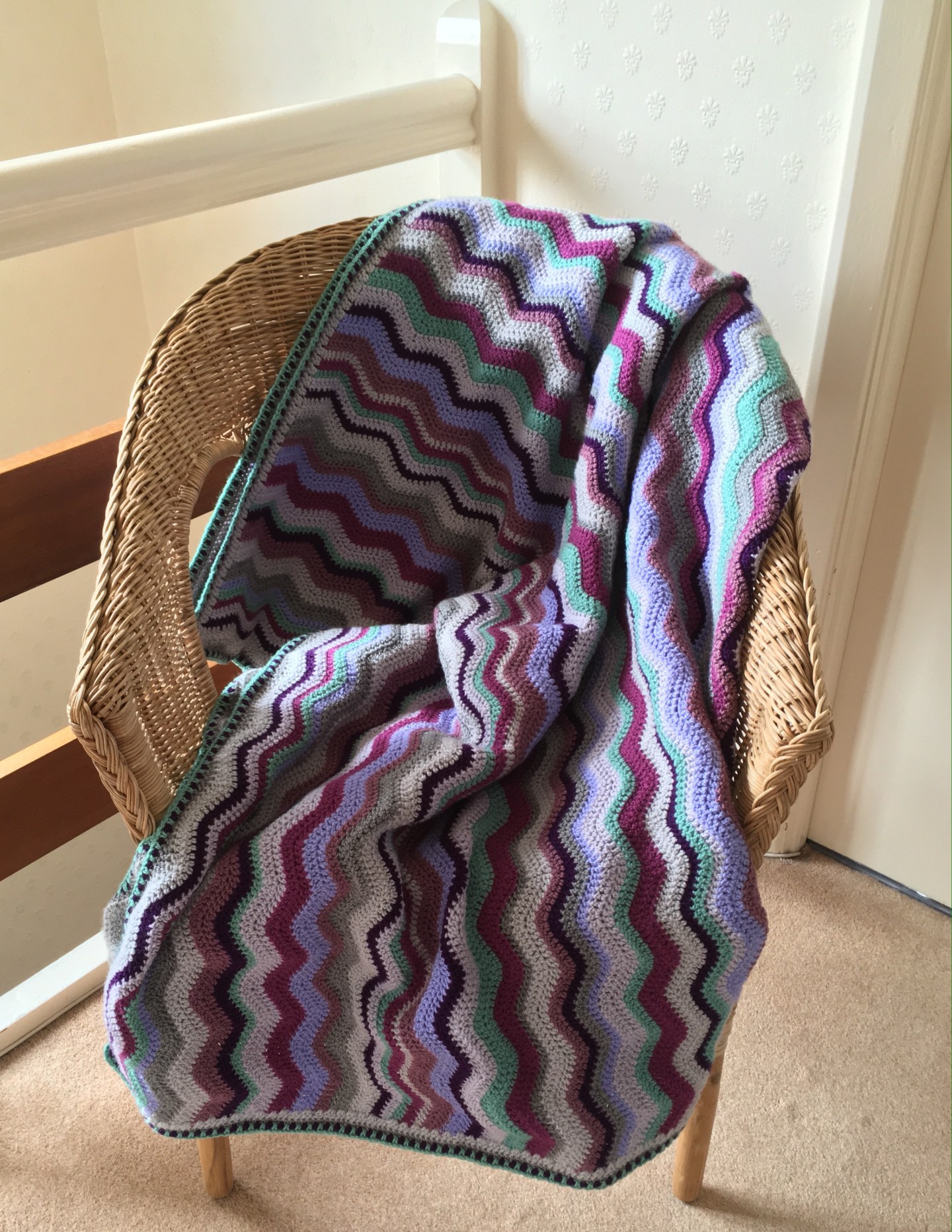 The Blackberry Ripple Blanket – Finished | The Little Room of Rachell